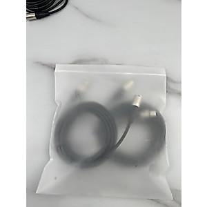 EBXYA XLR Cable 50ft 2 Packs - Premium Balanced Microphone Cable with 3-Pin XLR Male to Female Mic Speaker Cable, Black