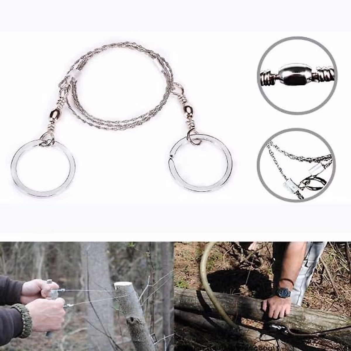 Kaeser Survival Emergency Tin Fatwood 22-1 Card Fishing Hiking Ferro Rod Knife Saw Compass Band Aids (Pocket)