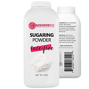 Bikini Sugaring Brazilian hair removal Package with Paste, Drying Powder, Applicator, Gloves by Sugaring NYC