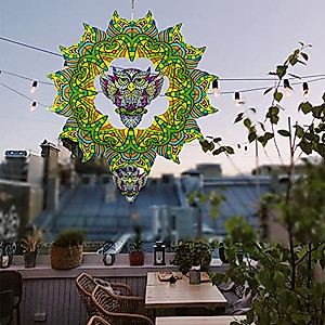 Wind Spinners for Yard and Garden, Wind Spinners Hanging for Indoor Outdoor, Wind Sculptures & Spinners Metal 12 inch