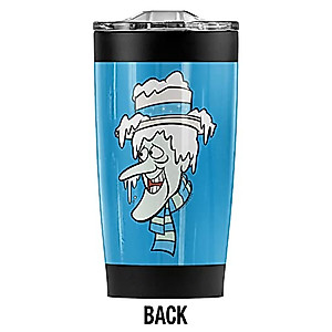 The Year Without a Santa Claus Snow Miser Stainless Steel Tumbler 20 oz Coffee Travel Mug/Cup, Vacuum Insulated & Double Wall with Leakproof Sliding Lid | Great for Hot Drinks and Cold Beverages