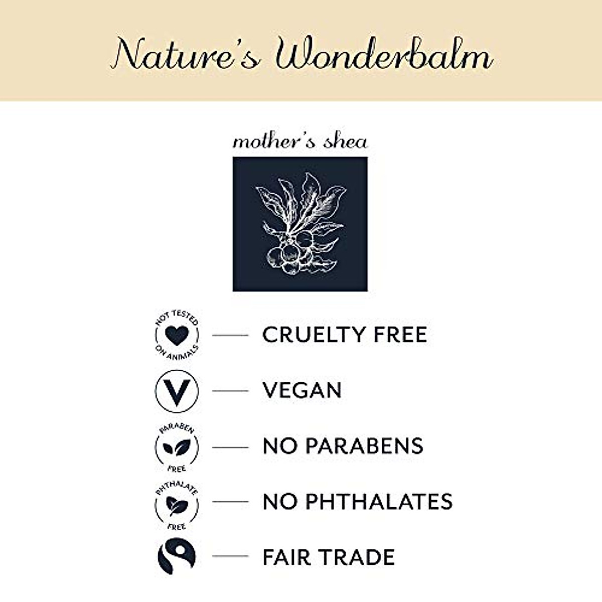 Mother's Shea Whipped Shea Butter (Vanilla, 2 Oz Tins - Set of 3) 100% Pure Raw Unrefined African Shea - Organic, Sustainably-Sourced Ingredients - Natural Skin & Hair Care