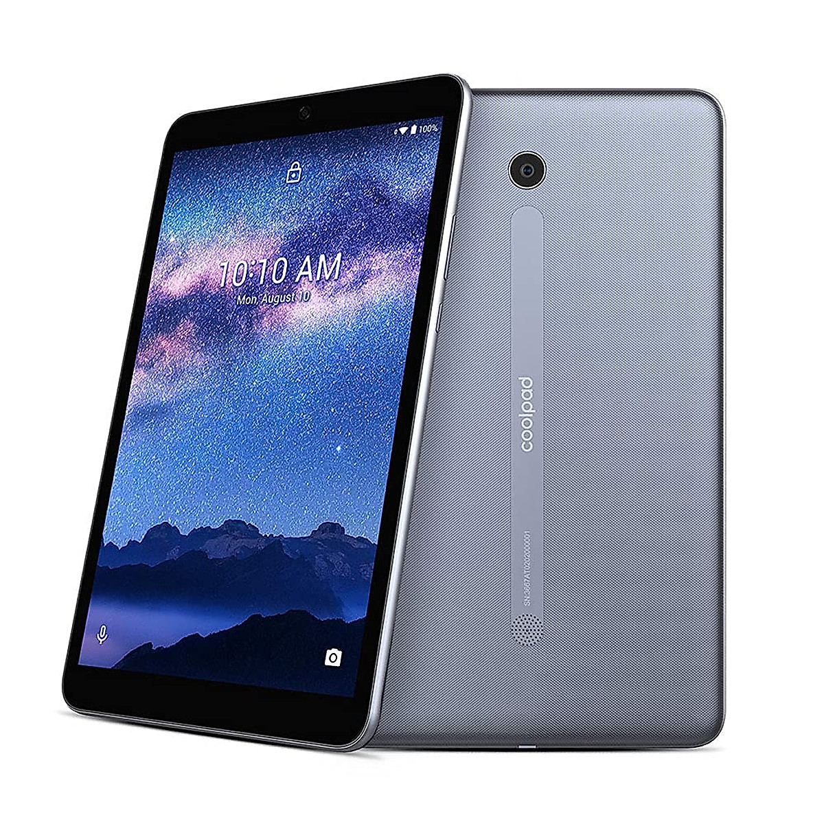 Coolpad Tablet 10" HD Android 10 Tablet, Qualcomm 64bit Processor, Drop Protection, 32GB Storage, 3GB RAM, Quick Charge 3.0, Medieval Gray,3667AT (Tasker 10" 3GB/32/GB)