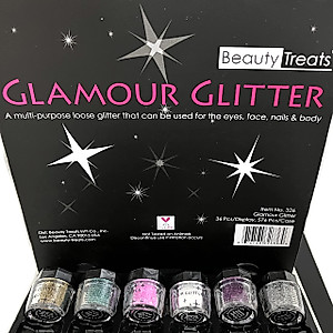 Cosmetics Eye shadow Color Makeup Pro Glitter Eyeshadow Palette 6 Colors