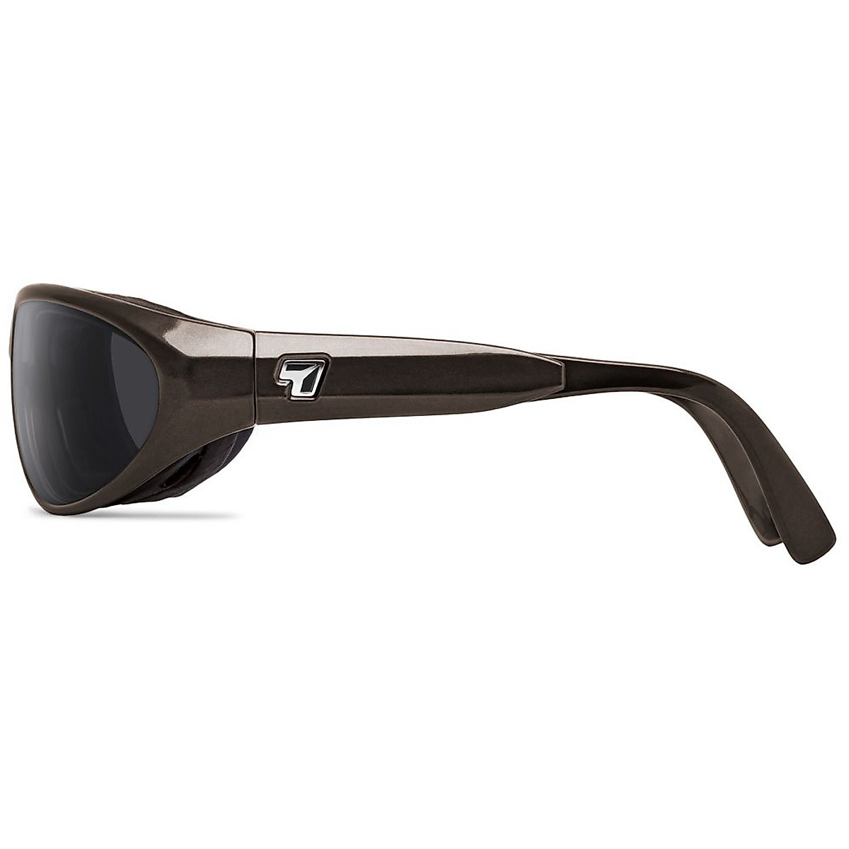 7 EYE Diablo | Wind Blocking Sunglasses - Charcoal, Polarized Gray Lenses, One Size