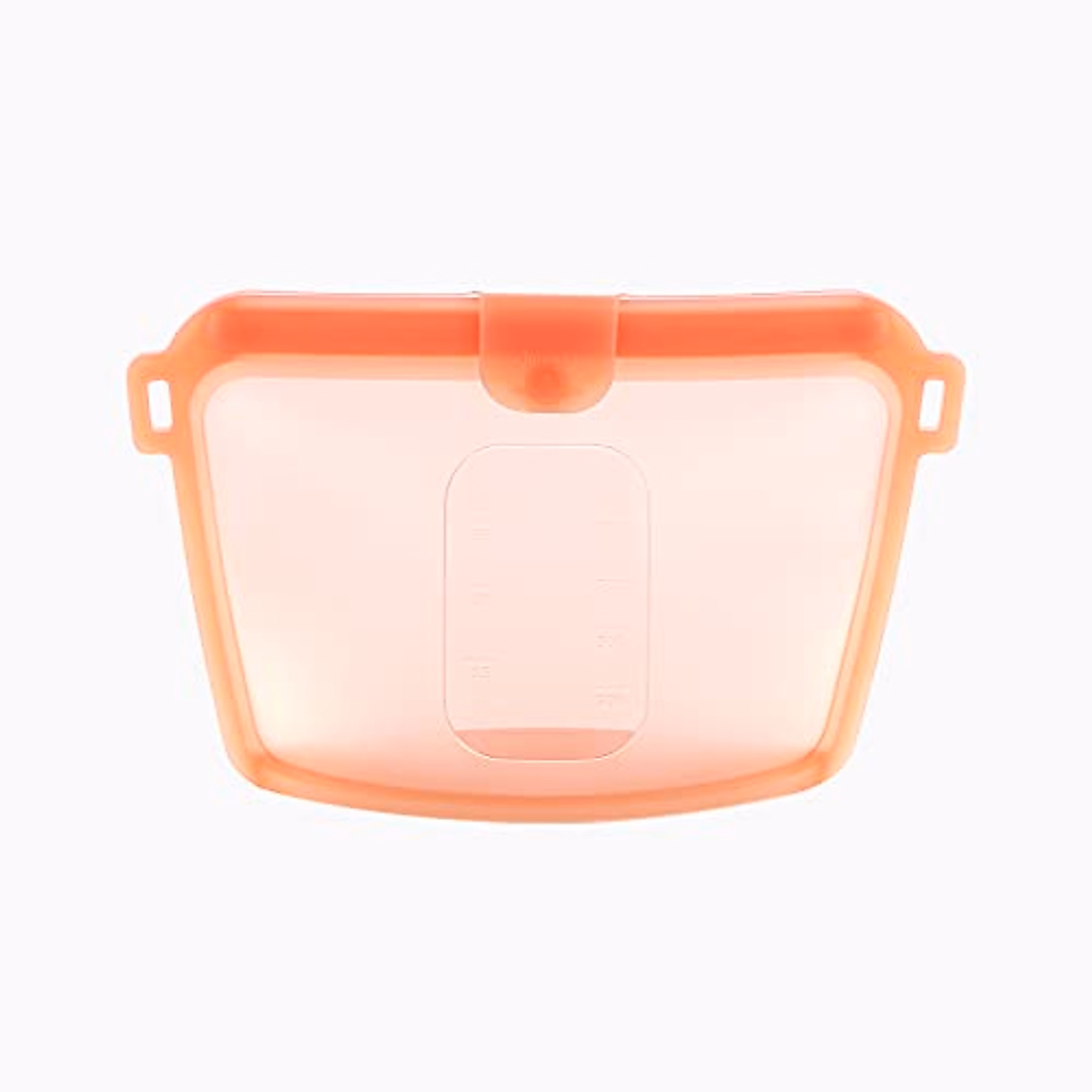 [SILLYMANN] Platinum Silicone Zip Top Reusable, Stand Up Storage Bag | Dishwasher-Safe, Eco-friendly, Easy Cleaning, Portable | Lunch Bag, Sandwich Containers | 34 Oz, Coral (Coral)