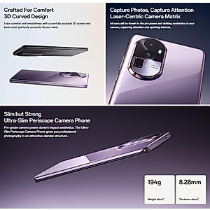 Original Oppo Reno 10 Pro+ Plus 5G Smartphone 16G+512GB 6.74" 120Hz AMOLED Snapdragon8+ Gen1 Android13 64MP Camera Octa Core 100W SuperVOOC Flash Charge Face ID 4700mAh OTG NFC by-（CTM Global Store）