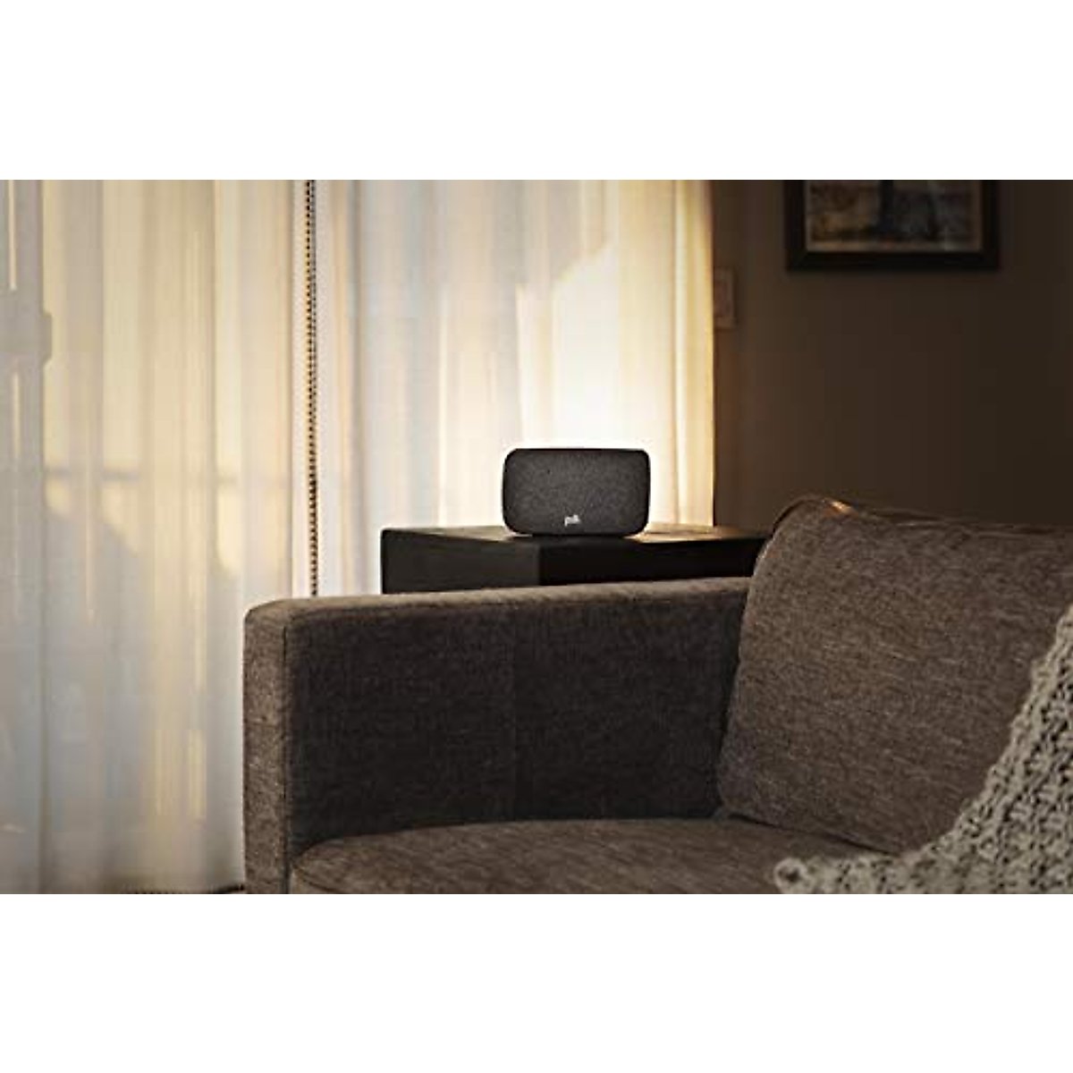 Polk SR2 Wireless Surround Sound Speakers for Select Polk React and Polk Magnifi Sound Bars - Immersive Surround Sound, Easy Set Up, Multiple Placement Options, 2 Count (Pack of 1)