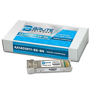 Brute Networks AA1403011-E6-BN - 10GBASE-LR 10km SMF 1310nm SFP+ Transceiver (Compatible with OEM PN# AA1403011-E6)