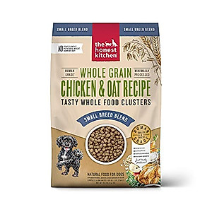 The Honest Kitchen Whole Food Clusters Small Breed Whole Grain Chicken Dry Dog Food, 10 lb Bag