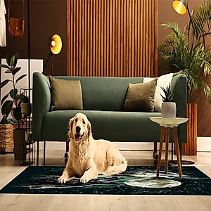 Wolves Room Decor Rug 2x4ft/24x48in/60x120cm Polyester Area Rug Mat for Living Dining Dorm Room Bedroom Home Decorative - Durable and Stylish Rug for Various Spaces