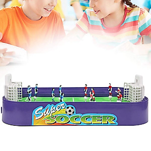 Cosiki Tabletop Football/Soccer Pinball Games,Desk Soccer Board Game, Desk Game Toy Interactive Toy Table Battle Soccer Board Game Desktop Football Shot for Kids to Play for Education