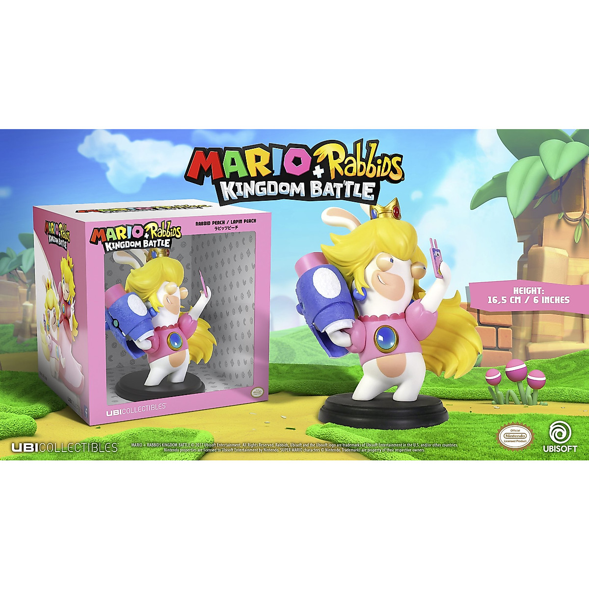 Mario + Rabbids Kingdom Battle Rabbid Peach 6" Figure [Ubisoft]