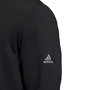 adidas Men's UPF Quarter Zip Pullover, Black, X-Large