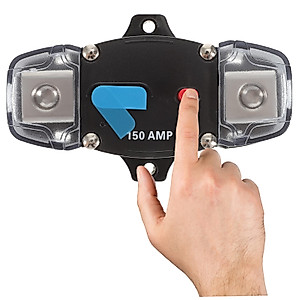 ERINGOGO 2pcs 150a Circuit Breaker Marine Amplifier Power on Off Marine Amp Circuit Breaker Battery Inline Circuit Breaker Boat Circuit Breaker Miniature Magnetic Manual Bakelite Car