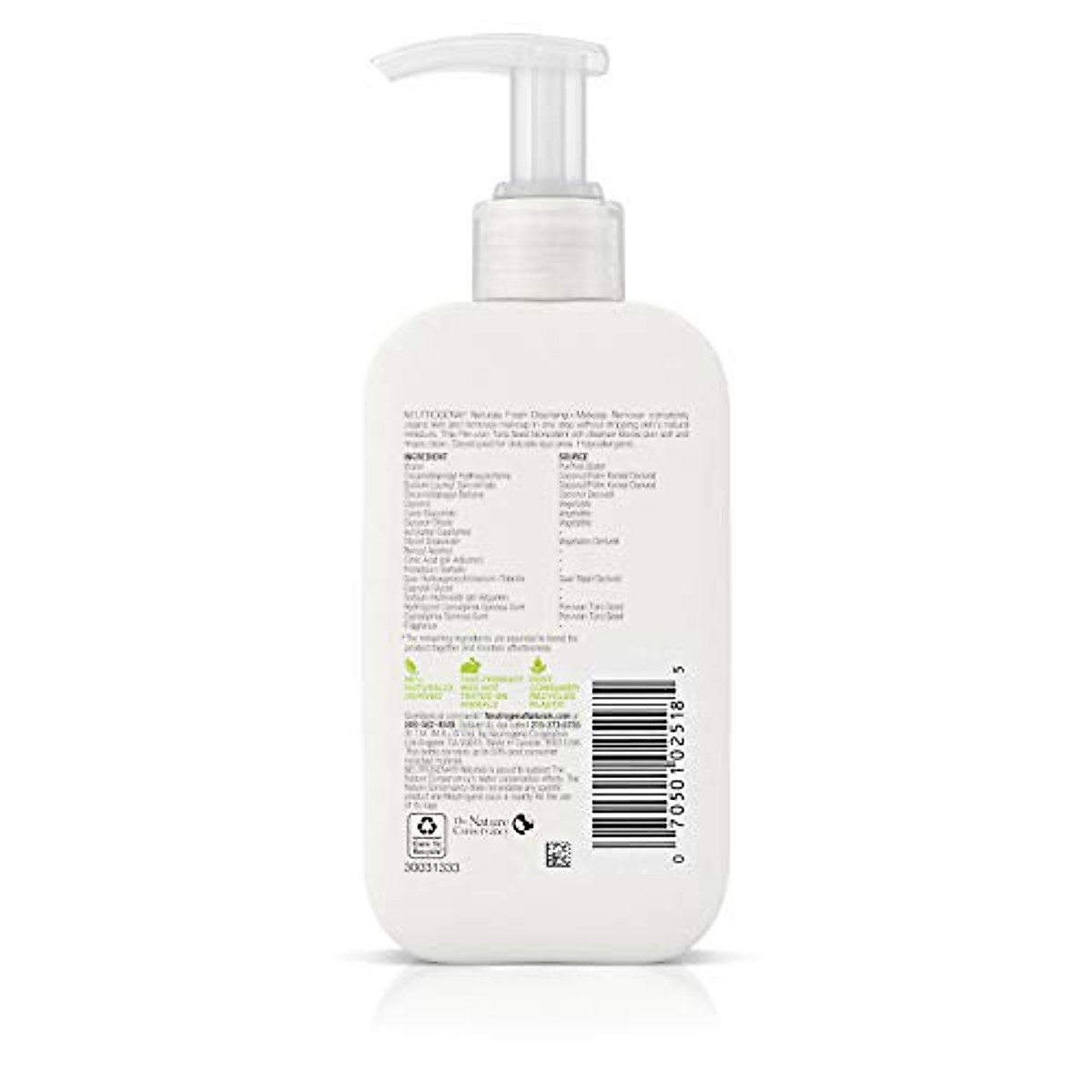 Neutrogena Naturals Fresh Cleansing And Makeup Remover, 6 fl. oz.