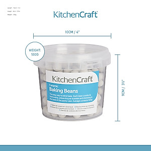 KitchenCraft Tub of Ceramic Baking Beans, 500g