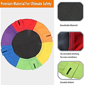 24-Inch Dish Tree Swing Replacement Fabric Cover,Round Swing Replacement Cover Oxford Fabric Saucer Swing Seat Cover,Outdoor Circle Swing Replacement Parts