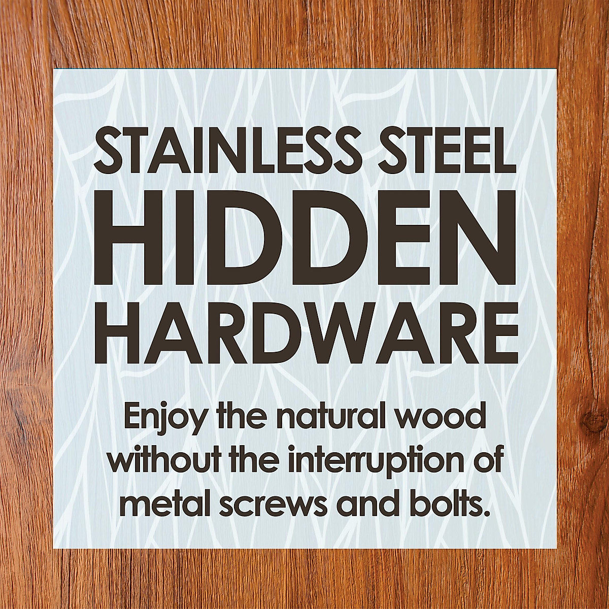 AquaTeak The Original Nila Large Size Teak Laundry or Storage Hamper