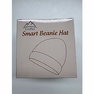 EverPlus Bluetooth Beanie Mens,Women Gifts,Bluetooth Hat,Headphones Beanie Black