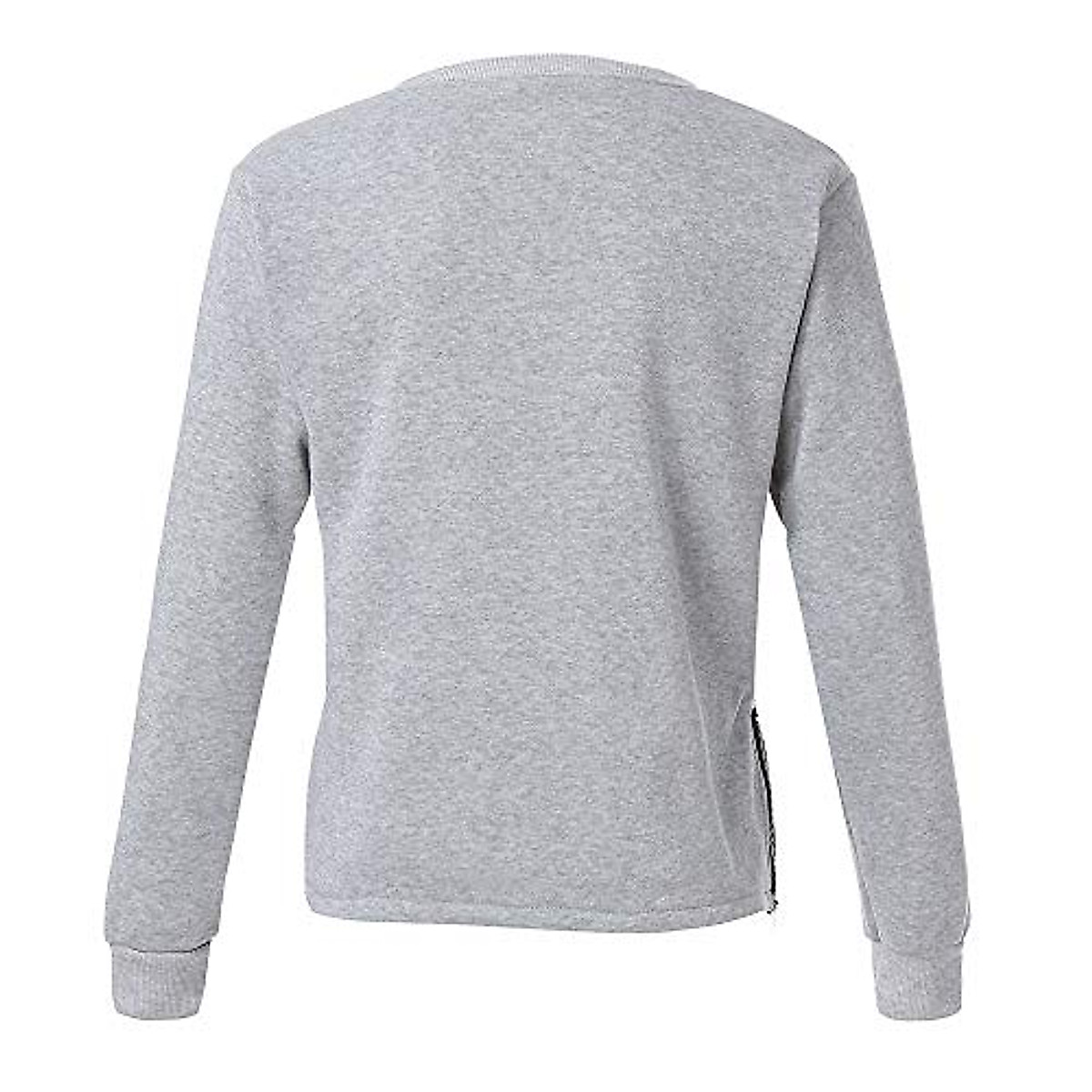 Thenlian Personality Men's Winter Casual Slim Long Sleeve Sweatshirt Pullover Top Blouse(XXL, Gray)