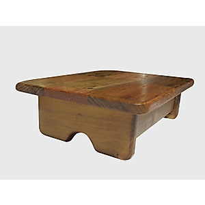 Kirk Rogers Furniture Company Foot Stool One of a Kind Maple Stain (Made in the USA)