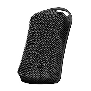 Gentle Massage Silicone Bath Scrub for All Kinds of Skin Slows Aging Smooths Cellulite Double-sided Body Brush Foam Great & Deep Cleansing for Men Women Children