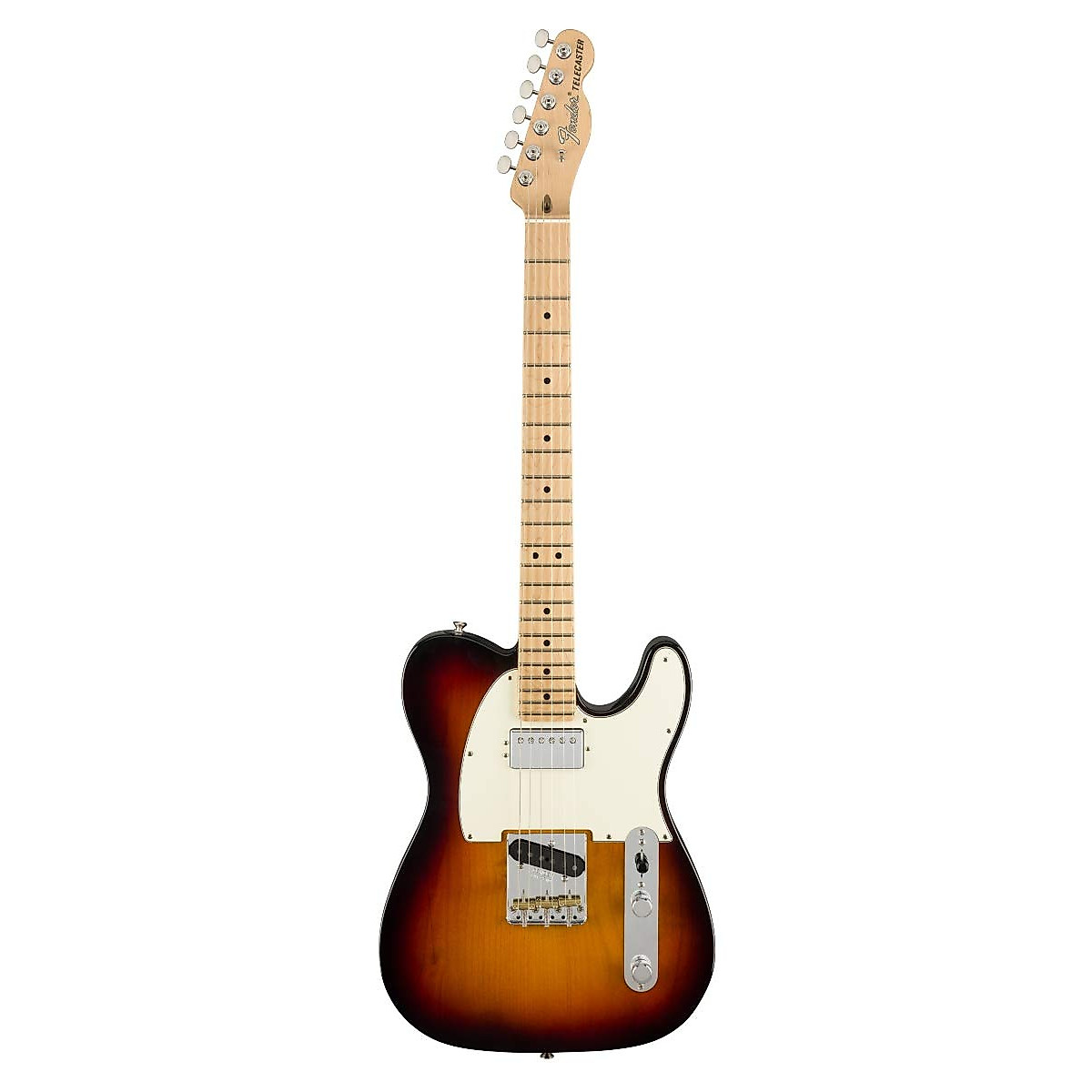 Fender American Performer Telecaster Hum - 3-Tone Sunburst with Maple Fingerboard