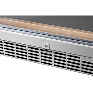 EdgeStar CWR1552DZ 24 Inch Wide 141 Bottle Capacity Free Standing Dual Zone Wine Cooler with Interior Lighting