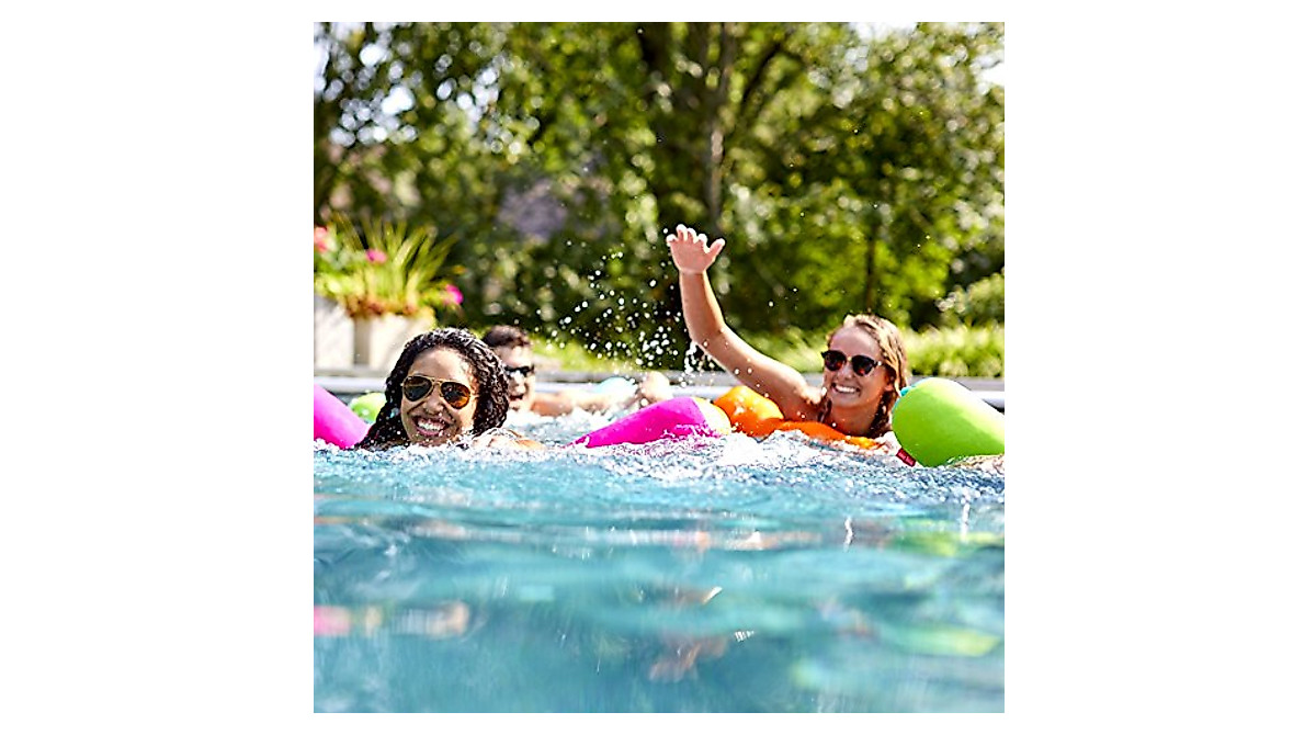 Big Joe No-Inflation Pool Float - 4ft Jumbo, Vibrant & Comfortable