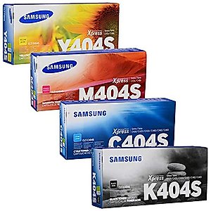 Samsung CLT-K404S, CLT-C404S, CLT-M404S, CLT-Y404S Standard Yield Toner Set (BK/C/M/Y)
