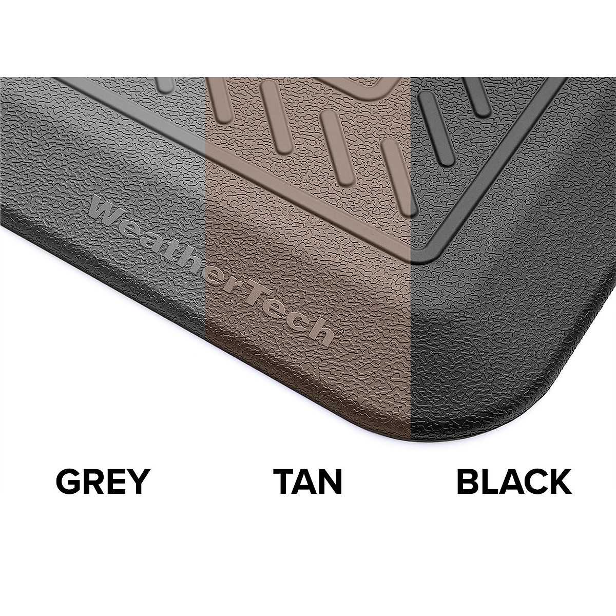 WeatherTech ComfortMat, 24 by 36 Inches Anti-Fatigue Comfort Mat, Stone Pattern, Black