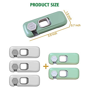 Baby Proofing Cabinet 5 Pack Cabinet Locks for Babies Child Safety Strap Locks Baby Locks for Cabinets and Drawers Fridge Child Safety Cabinet Locks with Strong Adhesive Tape No Drilling
