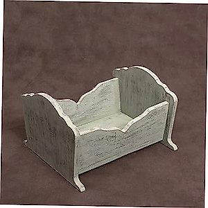 TOYANDONA 1pc Cot Photo Props Wood Photography Crib Wooden Bed for Baby Photo New Photography Crib Wooden Crib Baby Boy Crib Newborn Crib Baby Photography Crib New Born Photo Crib Prop Bed