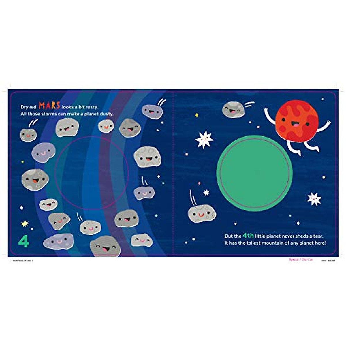 8 Little Planets: A Solar System Book for Kids with Unique Planet Cutouts