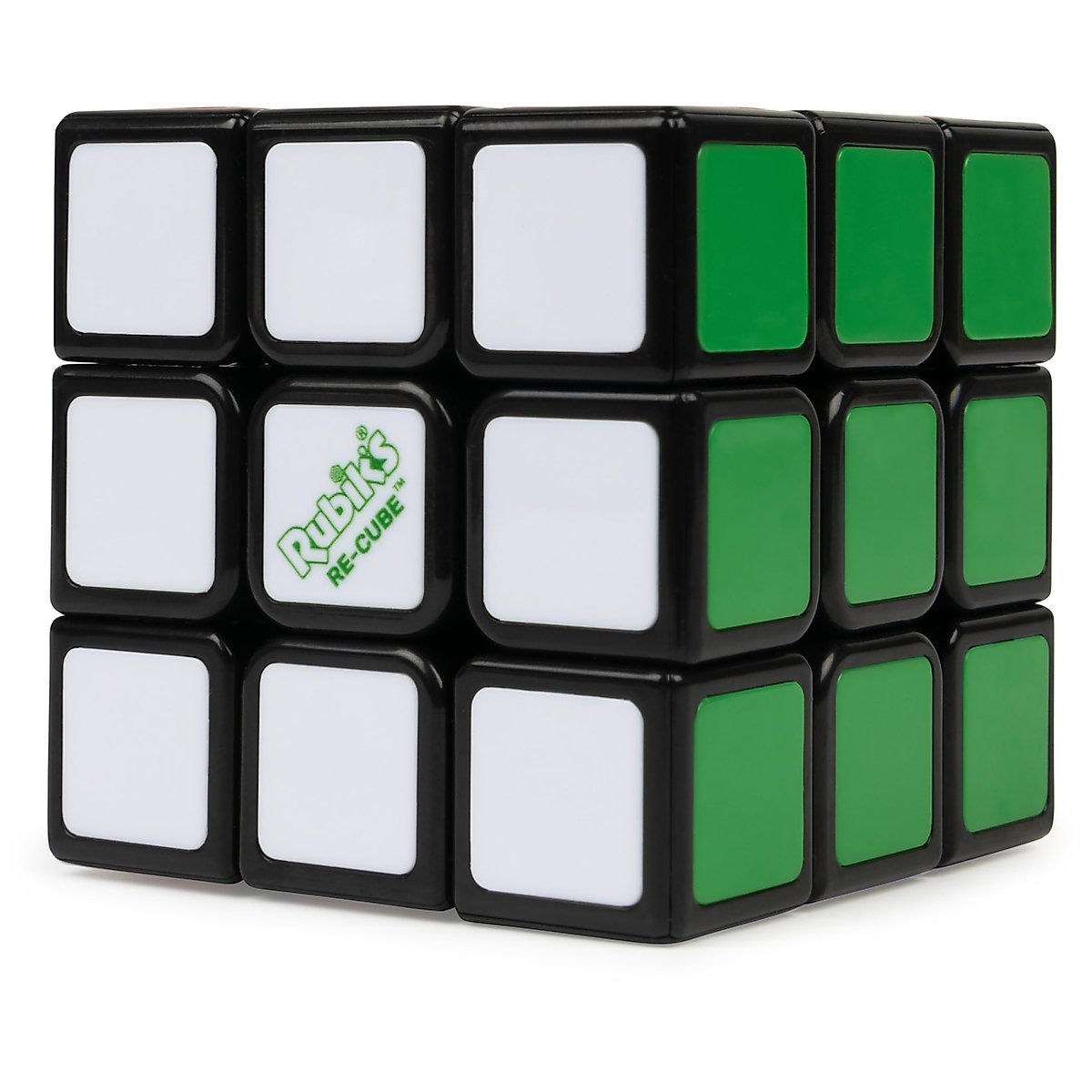 Rubik's Cube, Re-Cube, The Original 3x3 Cube Made with 100% Recycled Plastic 3D Puzzle Fidget Cube Stress Relief Travel Game, for Ages 8+