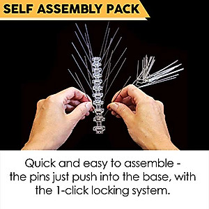 Defender | Pro Wide Stainless Steel | 4 Feet | Self-Assembly Kit | Info Guide