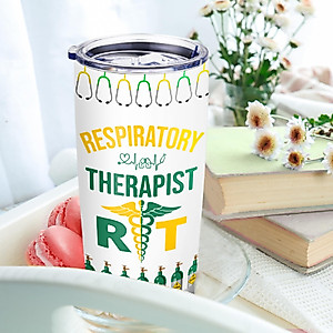 Respiratory Therapist Gifts Tumbler,RT Week Gifts,Therapist Gifts,Gifts for Rt On Respiratory Care Week,Birthday Christmas Appreciation Thank You Gifts for Respiratory Therapist Coffee Tumbler 20oz
