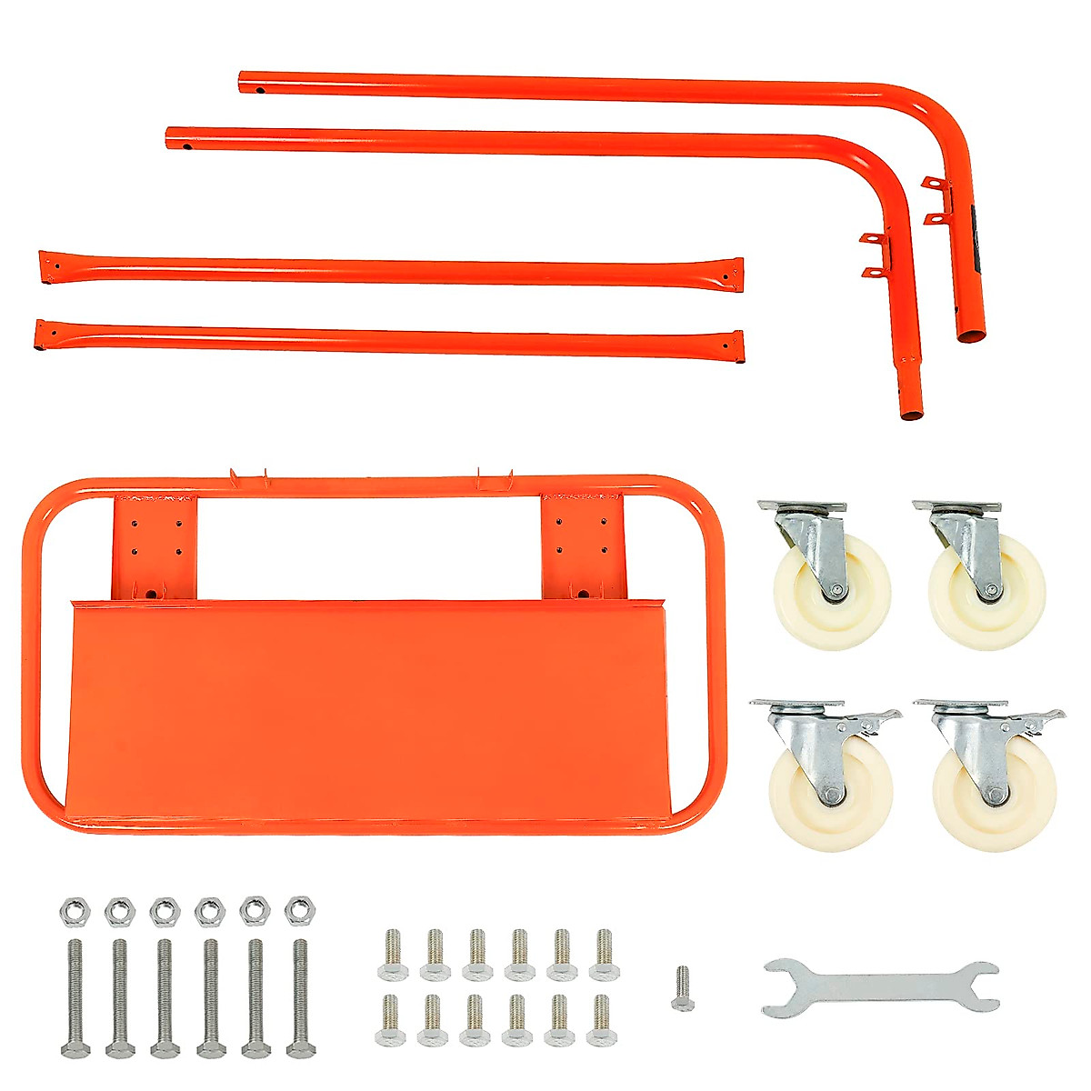 Carivia Drywall Cart Panel Dolly, 3000lbs Drywall Sheet Cart, Panel Dolly Cart with 4" Swivel Wheels,Plasterboard Trolley,Handling Wall Panel, Sheetrock, Sheet Panel for Home Garage Warehouse