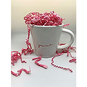 Springfill Light Pink | Crinkle Cut Paper Shred for Packaging, Gift Wrapping & Basket Filling | 1/2 LB | H&R Supplies, 8 Ounce (Pack of 1)