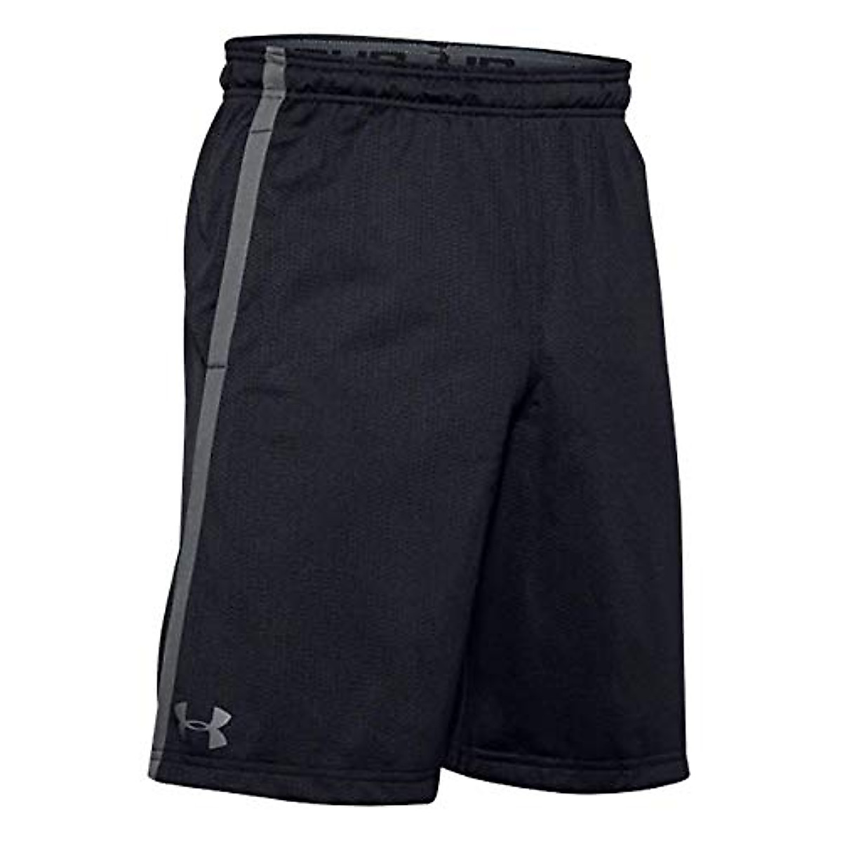 Under Armour Men's UA Tech HeatGear Athletic Mesh Shorts (L, Black)