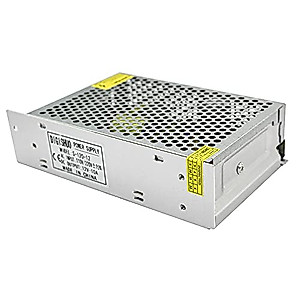 DIGISHUO DC 12V 10A 120W Power Supply Adapter Transformer Switch AC 110V/220V to DC 12V 10Amp Switching Converter LED Driver for LED Strip Light | CCTV| Camera Security System| 3D Printer