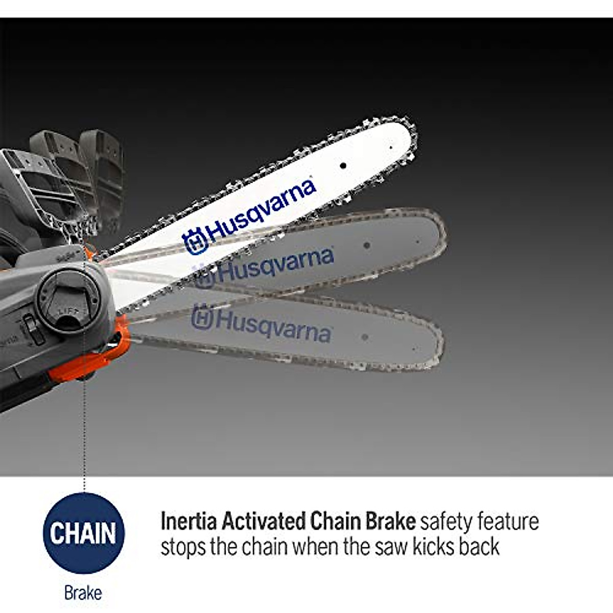 Husqvarna 14 Inch 120i Cordless Battery Powered Chainsaw (Battery Included),Orange