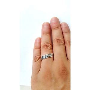 King Solomon's Sterling Silver Ring Russian 'Everything Passes. This Too Shall Pass. Все пройдет и это пройдет' (18)