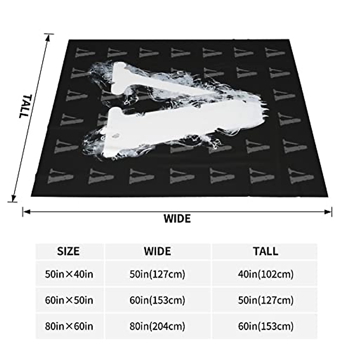 Fashion Blankets Ultra-Soft Casual Blanket Throw Flannel Sherpa for Couch Sofa Christmas Home Decor Blanket 50X60 in