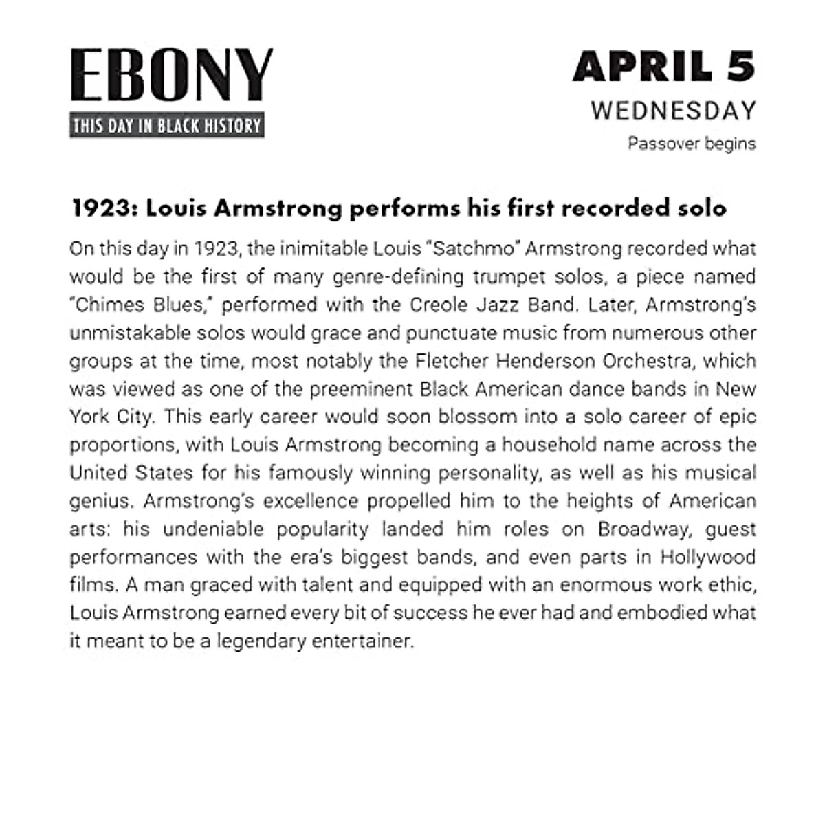 2023 This Day in Black History Boxed Calendar: 365 Days of Incredible Black Icons, Achievements, & Events (Daily Calendar, Inspirational Desk Gift)