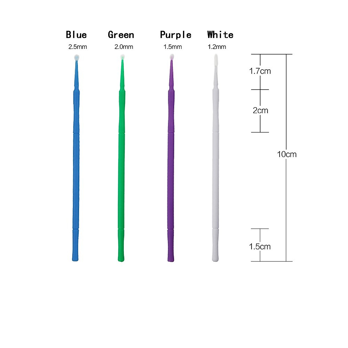 Micro Applicator Brushes Disposable Micro Brushes Swab Applicators for Dental/Oral/Makeup 400pcs