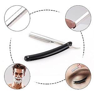 Forever one 20Pcs Single Edge Razor Blade Steel Industrial Razor Blades Disposable Straight Razor Blades for Men and Women