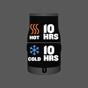 Stanley Adventure To Go Insulated Food Jar with Cup Lid and Spork - 24oz - Stainless Steel Insulated Food Container - BPA-Free and Dishwasher Safe