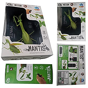Foedoy Infrared Remote Control Praying Mantis Model Toy Electric Halloween Prank Children's Toys robo Alive Giant Python x Snake Early Education Puzzle